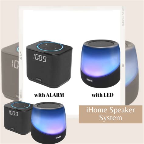 Amazon Ihome Bluetooth Smart Speaker For 2nd Generation Alexa Echo Dot