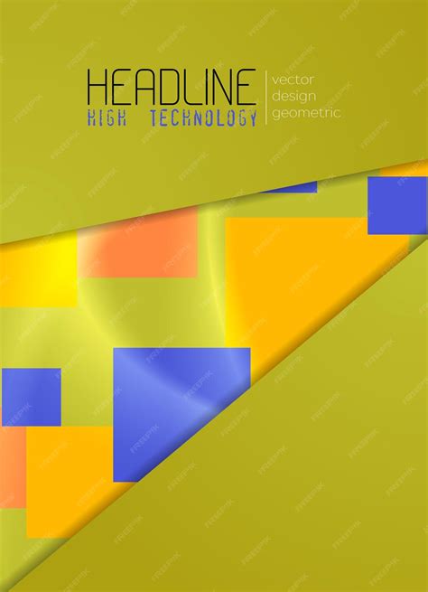 Premium Vector Abstract Corporate Modern Vector Flyer Background