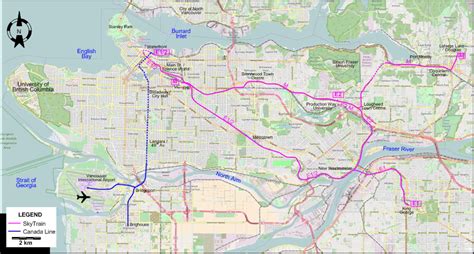 Vancouver Bc Skytrain Route Map 4 New B Line Routes To Be Launched In