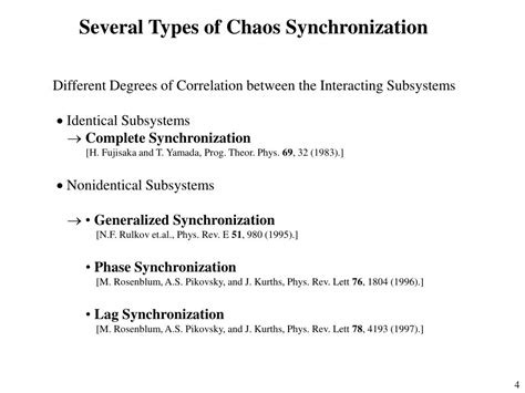 Ppt Synchronization In Coupled Chaotic Systems Powerpoint