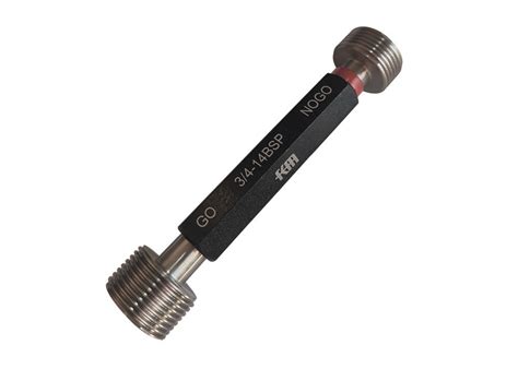 3 4 14 Bsp Thread Plug Gauge For Tapered Pipe Thread Measurement