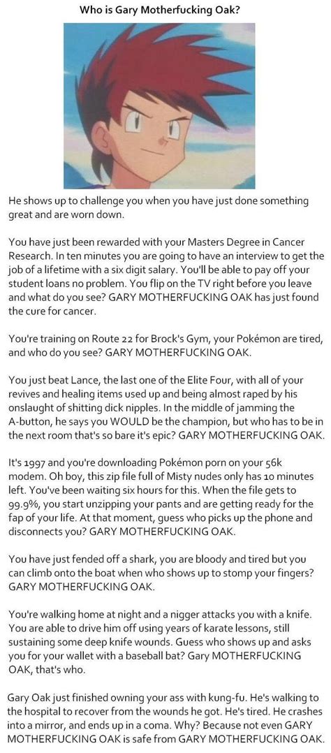 Pokemon Meme Gary Oak