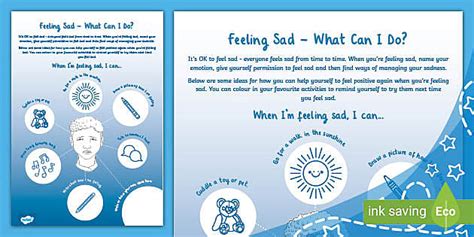 What Can I Do When Im Feeling Sad Lenseignant A Fait