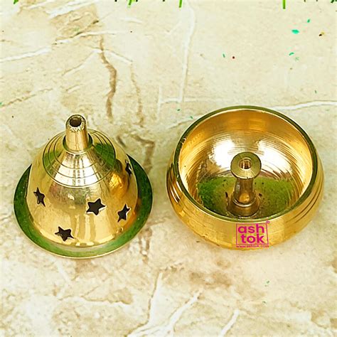 Brass Piyali Akhand Deep Handcrafted Decorative Puja Diya Pack Of 2