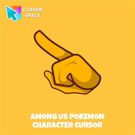 Among Us Pokemon Character Cursor Cursor Pack Cursor Space