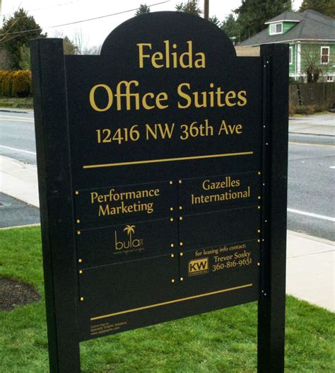 Business Signage Freestanding At Russell Stinson Blog