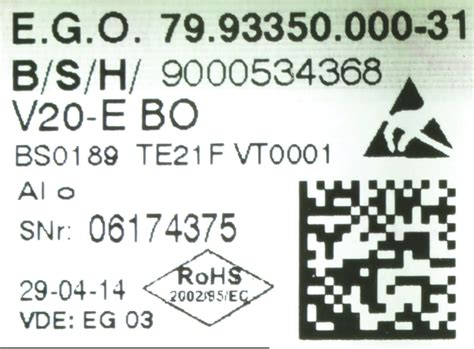00651055 Control Module Bosch Gb