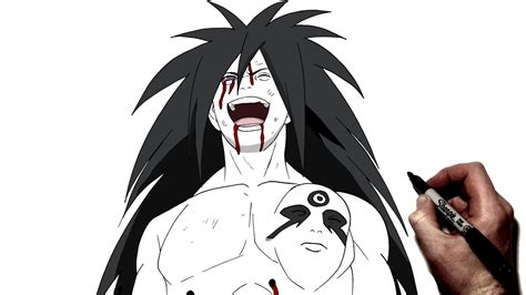 How To Draw Madara Uchiha Full Body