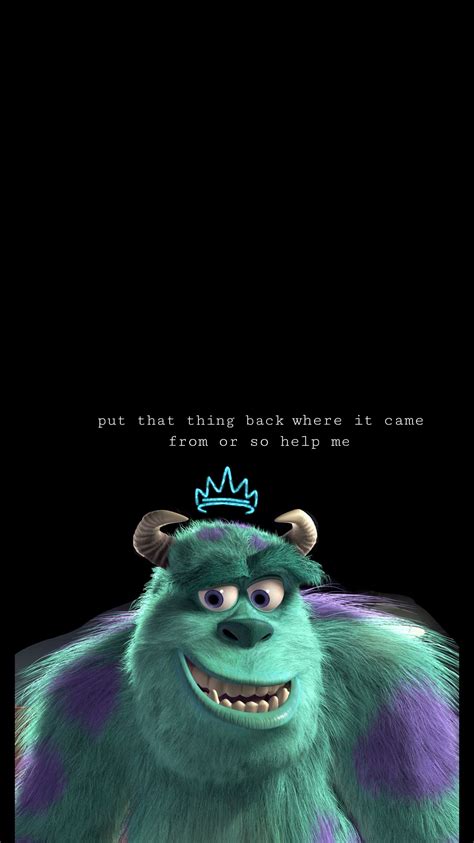 Disney Wallpaper Sully Funny Iphone Wallpaper Cute Cartoon