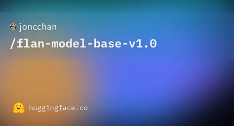 Joncchan Flan Model Base V Hugging Face