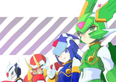 Miyahoshi Fairy Leviathan Mega Man Fighting Fefnir Mega Man