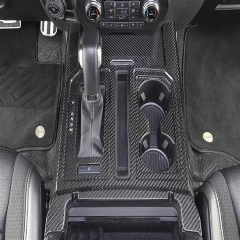 For Ford Raptor F150 2017 2018 2019 2020 Carbon Fiber Gear Shift Panel