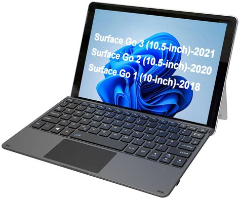 Buy Arteck Microsoft Surface Go Type Cover Ultra Slim Portable Bluetooth Wireless Keyboard With