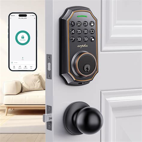 Keyless Entry Door Lock With 2 Door Knobs App Control Electronic