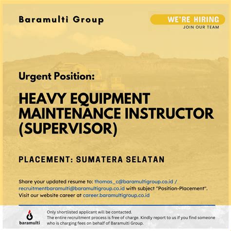 Thomas Cakra Baskara On Linkedin Lowongankerja Tambang Mining