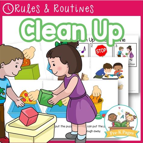 Preschool Clean Up Clip Art