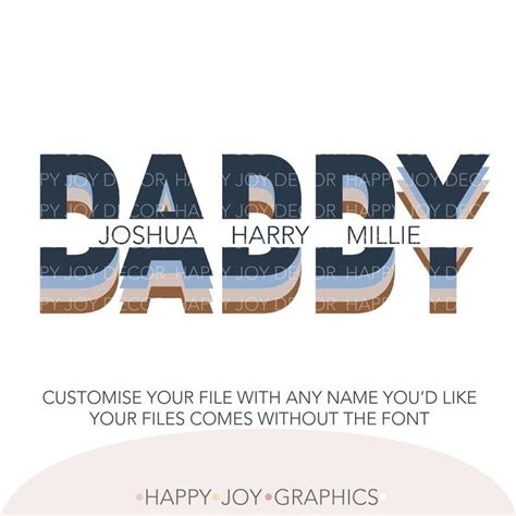 Customizable Daddy Png Templates Custom Daddy Png Fathers Day Png
