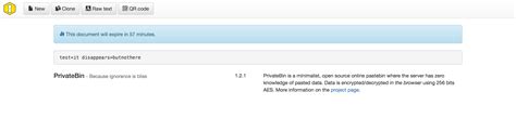 Message Not Completely Shown In Raw Text View Issue PrivateBin PrivateBin GitHub
