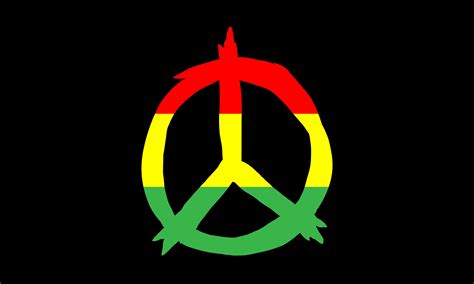 Peace Reggae Flag Hellototem