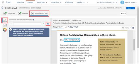 Previewtest Email University Of Colorado