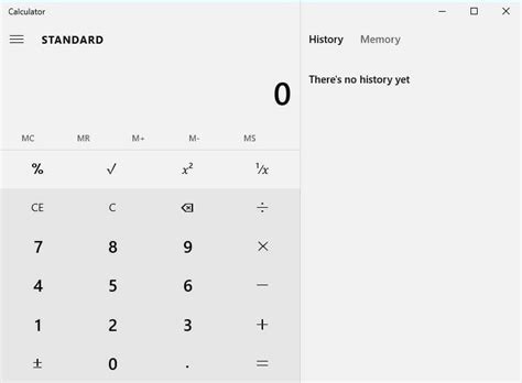 Calculator Windows 10