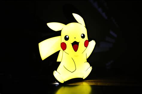 Pikachu Light Box 3d Printed Pokémon Decor The 3d Print Smiths