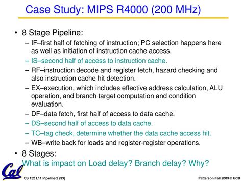 Cs152 Computer Architecture And Engineering Lecture 11 Ppt Download