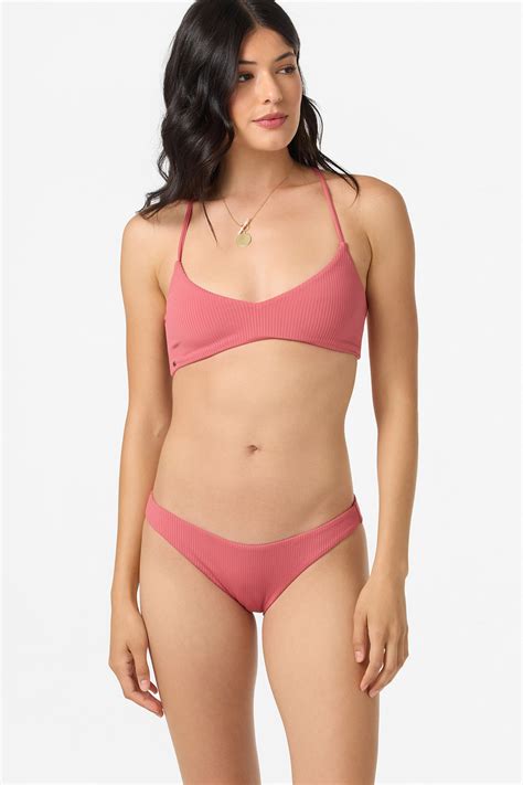Saltwater Solids Rib Rockley Medium Bottoms Baroque Rose Oneill