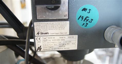 Struers Rotopol 31 Grinding Polishing Machine With Rotoforce 4 Technology