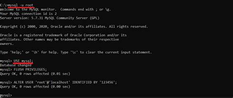 mysql重置密码终极版 mysql root密码重置 csdn博客