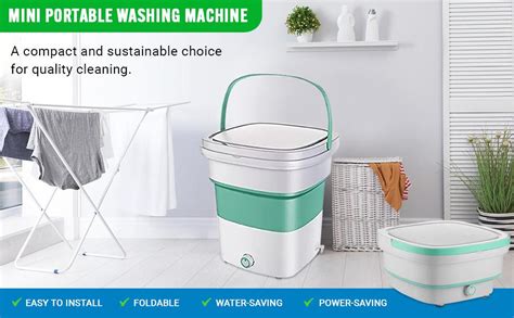Luchila Mini Portable Washing Machine Small Foldable Bucket Washer