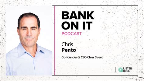 Episode 533 Chris Pento From Clear Street By John Siracusa Bank On