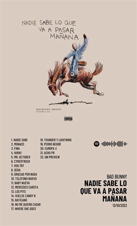 Poster Personalizado De álbumes De Bad Bunny En 2025 Portadas De Discos Póster De Diseño