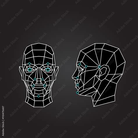 Abstract Human Face