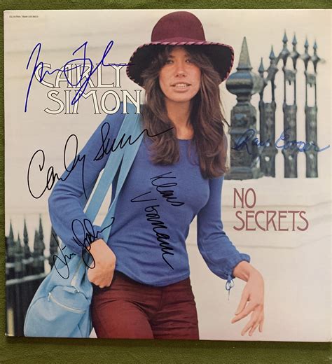 Autograph Carly Simon No Secrets Album Etsy