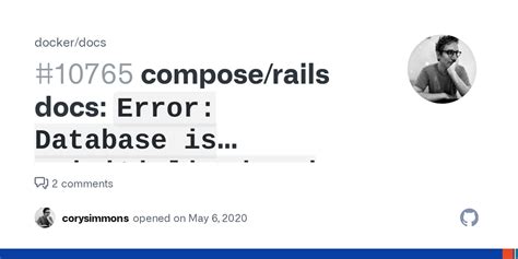 Composerails Docs `error Database Is Uninitialized And Superuser