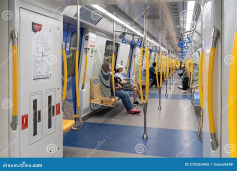 Passengers In The Latest Mrt 2 Putrajaya Linemass Rapid Transit