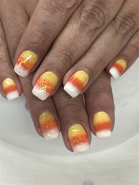 Candy Corn Nail Designs