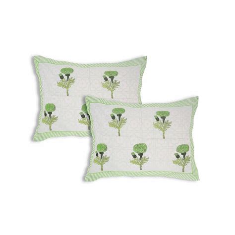 Floral Cotton Block Print Pillow Cover Size 108 108 At Rs 400 Piece