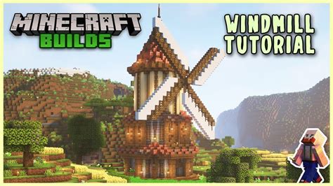 How To Build A Giant Windmill Minecraft Tutorial Youtube