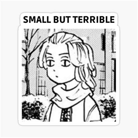 Small But Terrble Sticker For Sale By Msu21 Redbubble