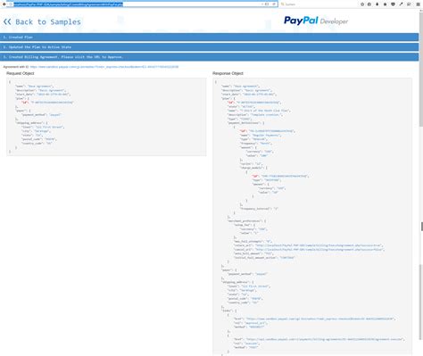 Php Cant Approve A Valid Paypal Billing Agreement Stack Overflow