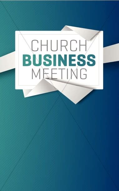 Buisness Meeting Church