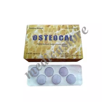 Osteocal Chewable Tablet 30s Kandungan Kegunaan Efek Samping