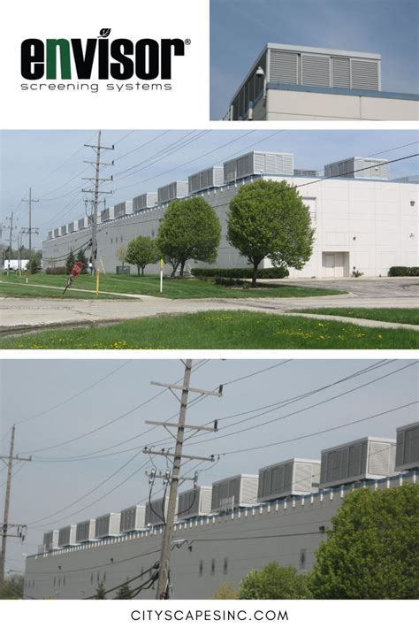 Large Scale Envisor Hvac Roof Top Screening Project Screen Enclosures