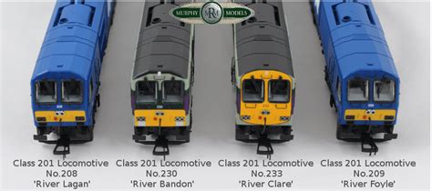 New Murphy Models 201 Classes Irish Models Irish Railway Modeller