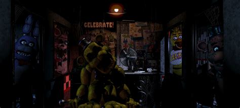 Fnaf 1 Office With All Animatronics Mini Edit By Sarahdefroggo225 On