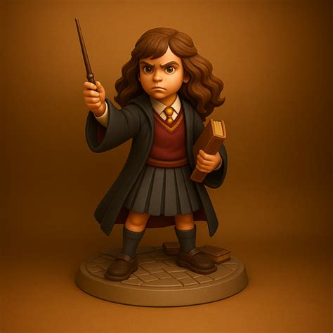 📁 Hermione Granger Figurine Stl File Harry Potter Collectible Model