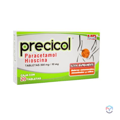 Farmacia Nbio Precicol 10 Mg500 Mg 20 Tabletas Envíos A Todo México