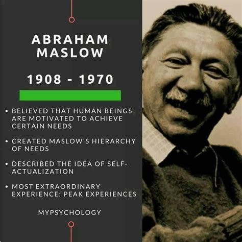 Abraham Maslow Maslow Quotes Psychology Abraham Maslow Growth